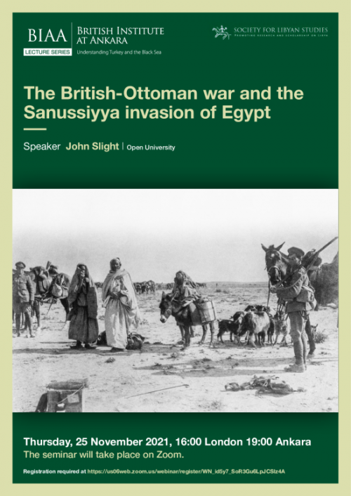The British-Ottoman War and the Sanussiyya Invasion of Egypt by Dr John ...